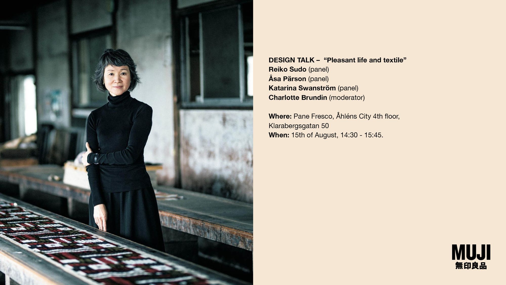MUJI - DESIGN TALK WITH REIKO SUDO