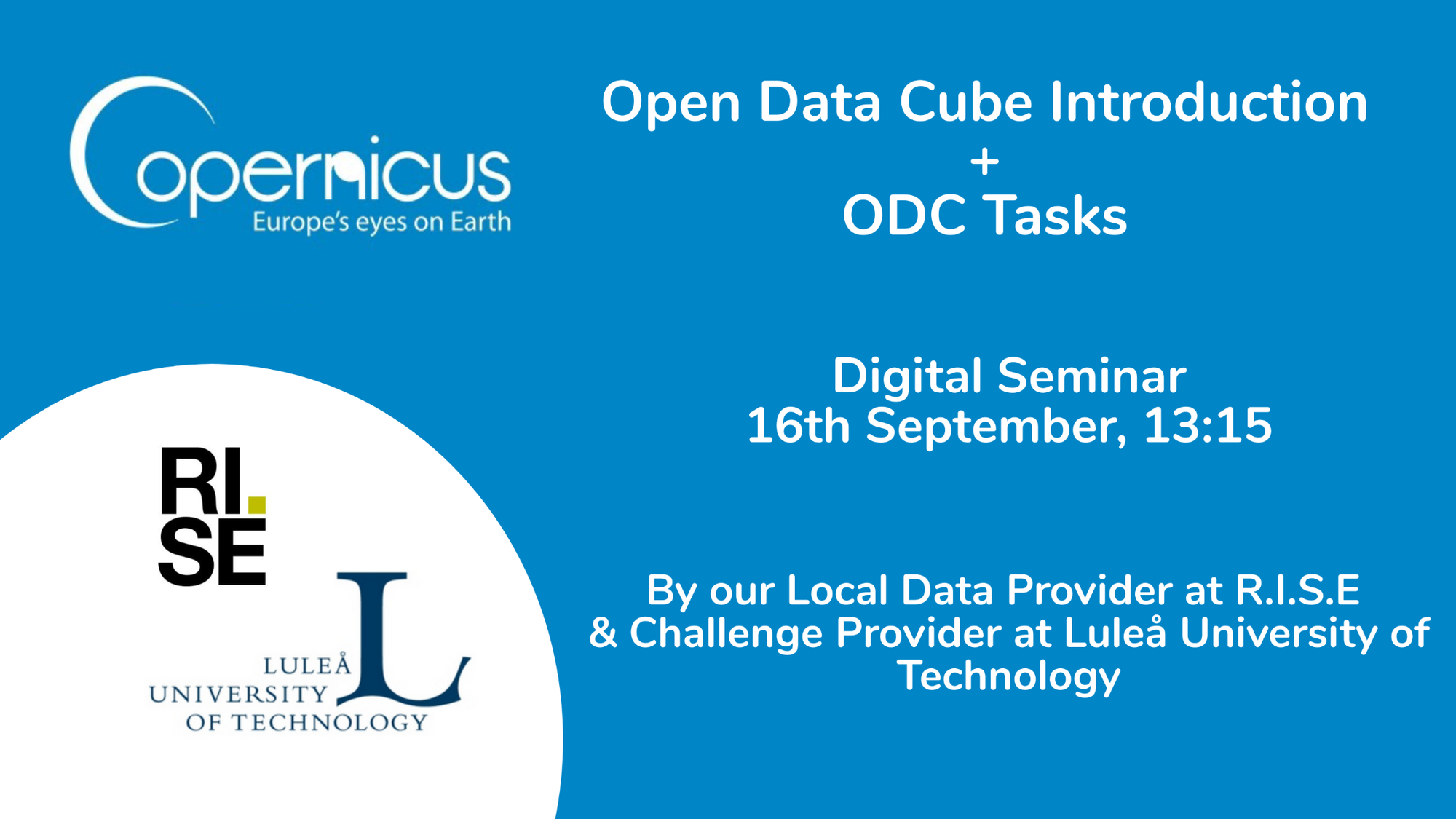 Open Data Cube introduction & Related Tasks