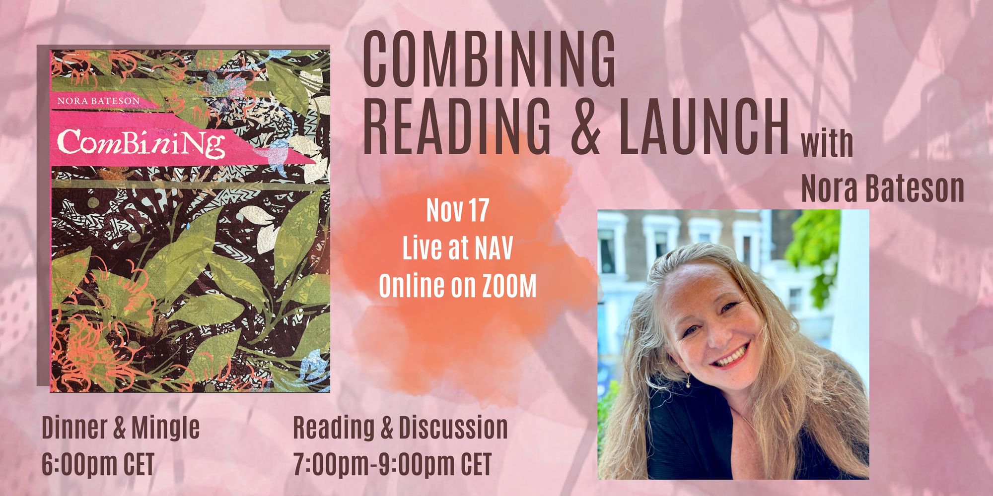 Combining - Reading and Launch with Nora Bateson